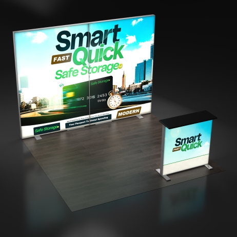 Custom 10x10 Trade Show Booths – Portable, Lightweight & Easy Setup ...