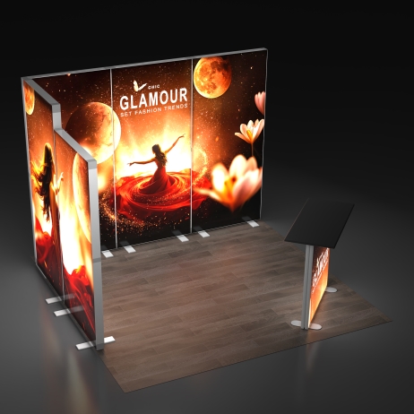 Custom 10x10 Trade Show Booths – Portable, Lightweight & Easy Setup ...