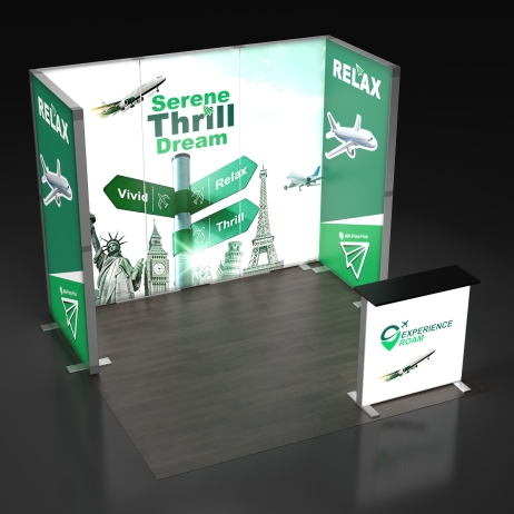 Custom 10x10 Trade Show Booths – Portable, Lightweight & Easy Setup ...