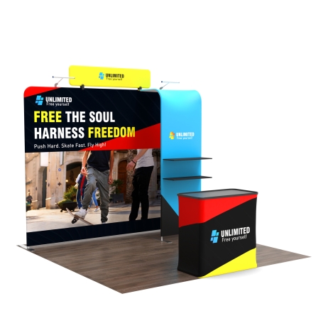 Custom 10x10 Trade Show Booths – Portable, Lightweight & Easy Setup ...