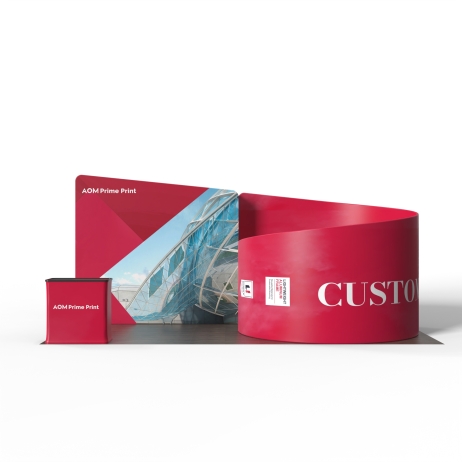 10x20 Banner Combo Trade Show Booths | Modular Exhibit Kits | AOM Prime ...