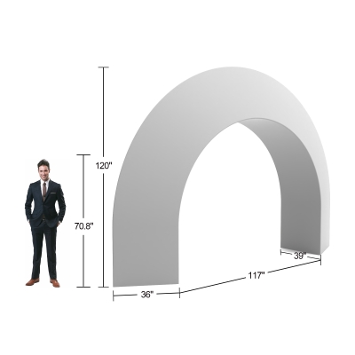 Custom Archway Banner Stands – Tension Fabric Trade Show Arches | AOM ...