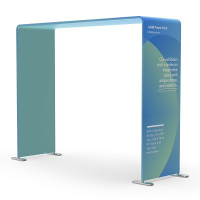 Custom Archway Banner Stands – Tension Fabric Trade Show Arches | AOM ...