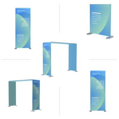 Custom Archway Banner Stands – Tension Fabric Trade Show Arches | AOM ...