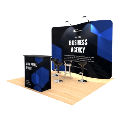 Custom 10x10 Trade Show Booths – Portable, Lightweight & Easy Setup ...
