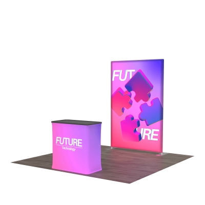 Custom Trade Show Displays – Zip Up Backdrops, Portable Banner Stands ...