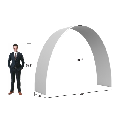 Custom Archway Banner Stands – Tension Fabric Trade Show Arches | AOM ...