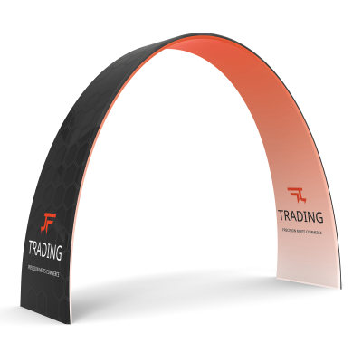 Custom Archway Banner Stands – Tension Fabric Trade Show Arches | AOM ...