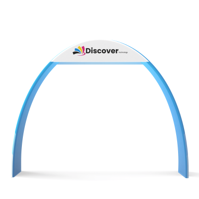Custom Archway Banner Stands – Tension Fabric Trade Show Arches | AOM ...